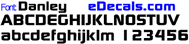 eDecals.com Available Fonts Typestyles | eDecals.com