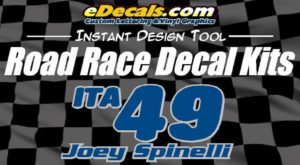 Custom9012 - Instant Road Racing Number Decal Kit | eDecals.com