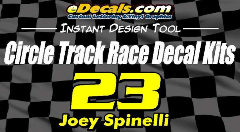 Custom9013 - Instant Circle Track Racing Number Decal Kit | eDecals.com
