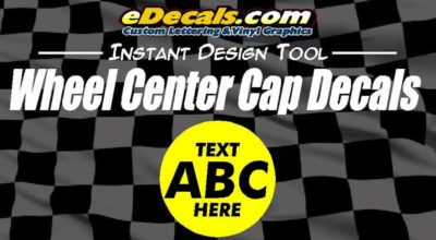 Custom9014 - Instant Wheel Center Cap Decals | eDecals.com